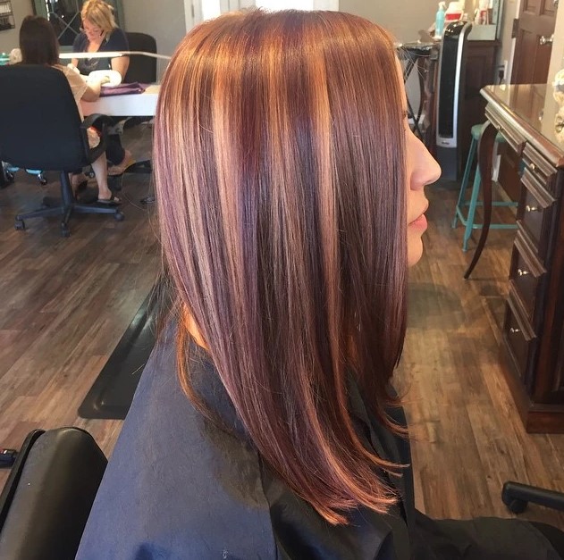 Mechas COBRIZAS ¿Cuál elijo? 10 diseños muy lindos! 【Blog De Peluquería】