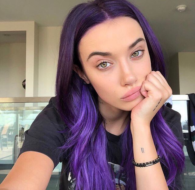 Pelo morado ¿Me quedará bien? Mira estas ideas fabulosas! 【Blog De ...